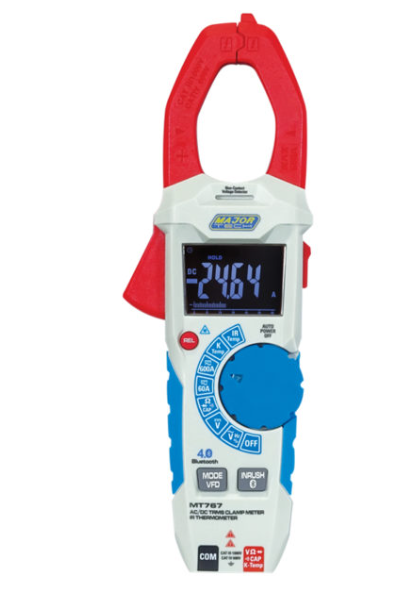 MAJOR TECH 600A AC/DC TRMS CLAMP MULTIMETER & IR THERMOMETER 4.0 BT ...