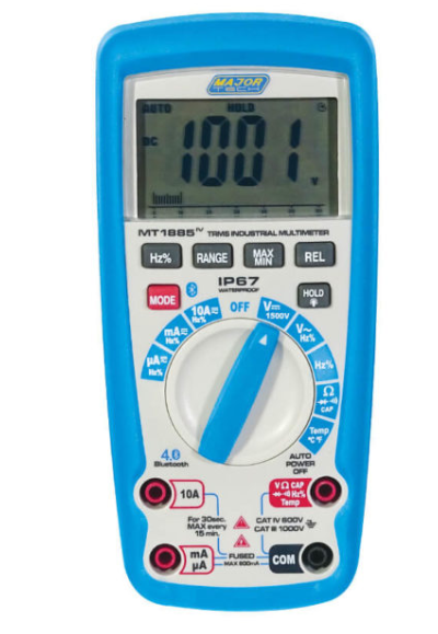 MAJOR TECH TRMS AUTO MULTIMETER, CATIV 600V, IP67 – CoolChain Mackay