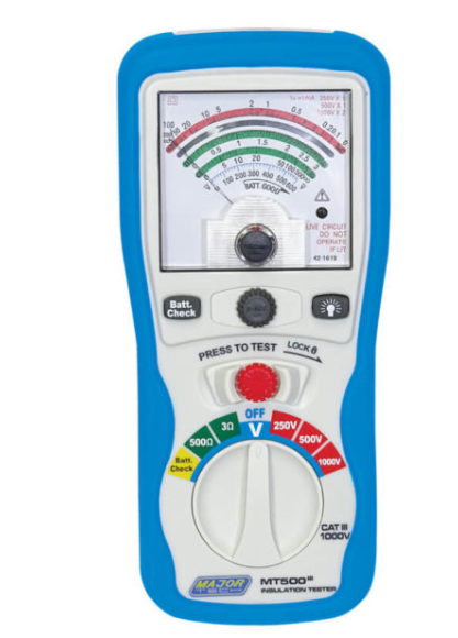MAJOR TECH 250/500/1000V ANALOGUE TESTER – CoolChain Mackay