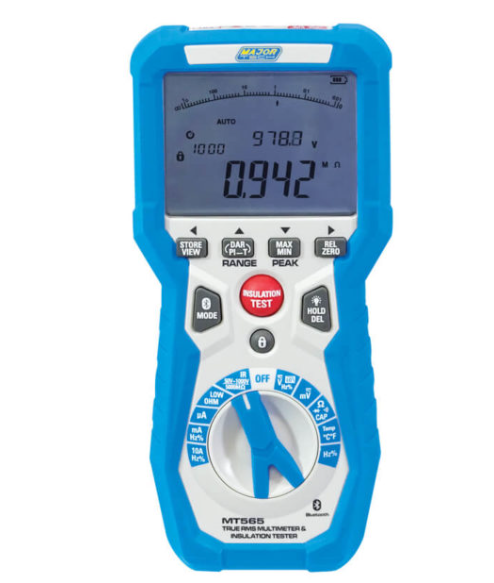 MAJOR TECH TRMS MULTIMETER (125V,250V,500V & 1000V) – CoolChain Mackay