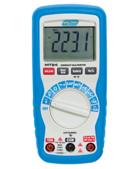 MAJOR TECH AUTO MULTIMETER, TEMPERATURE, CAPACITANCE, Hz – CoolChain Mackay